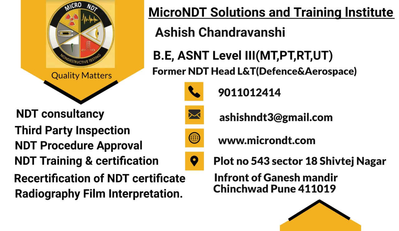 MICRO NDT SOLUTIONS & TRAINING INSTITUTE – NDT Training, Qualification ...