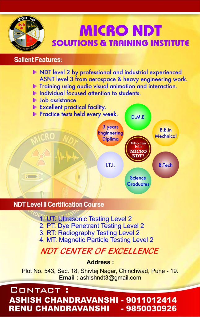 Classification of Discontinuities – MICRO NDT SOLUTIONS & TRAINING ...